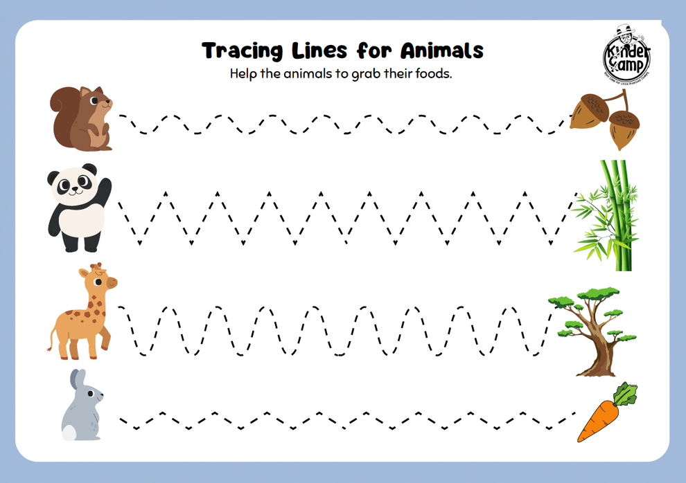 Pre Writing Practice Activity - Downloadable – Kinder Kamp