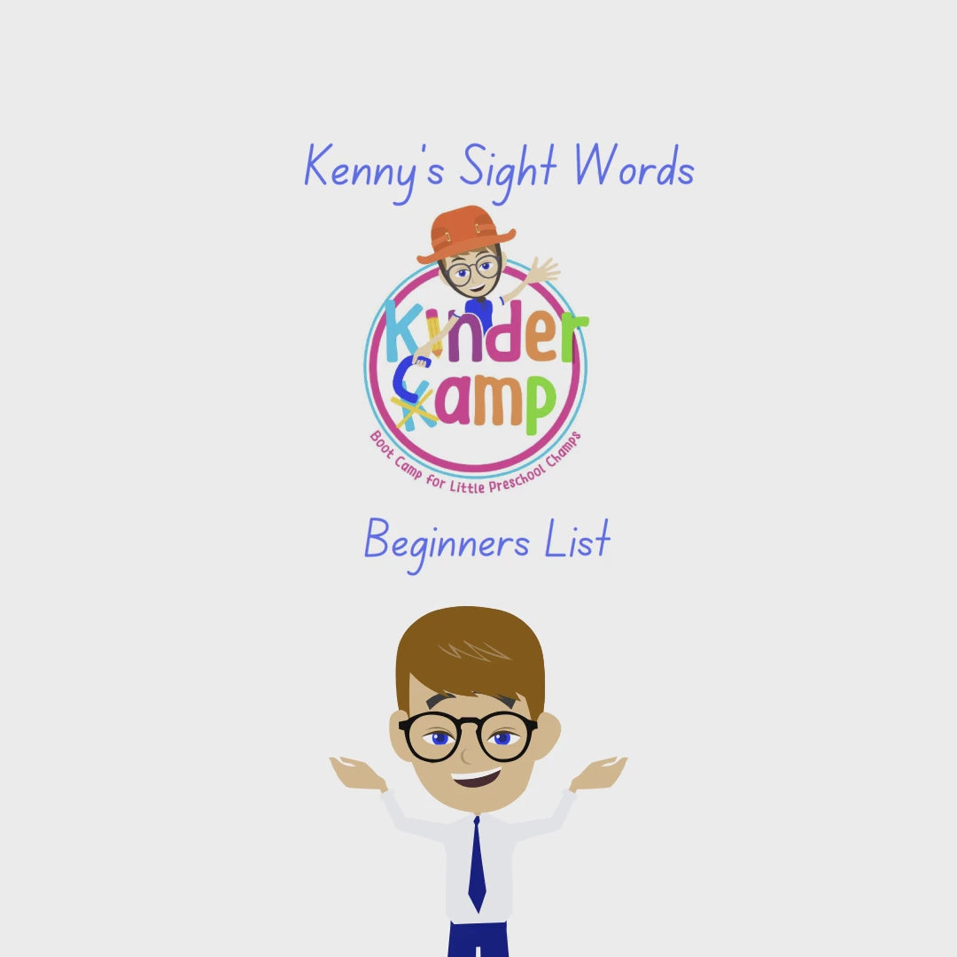 Learn your Sight Words with Clever Kenny - DOWNLOADABLE – Kinder Kamp
